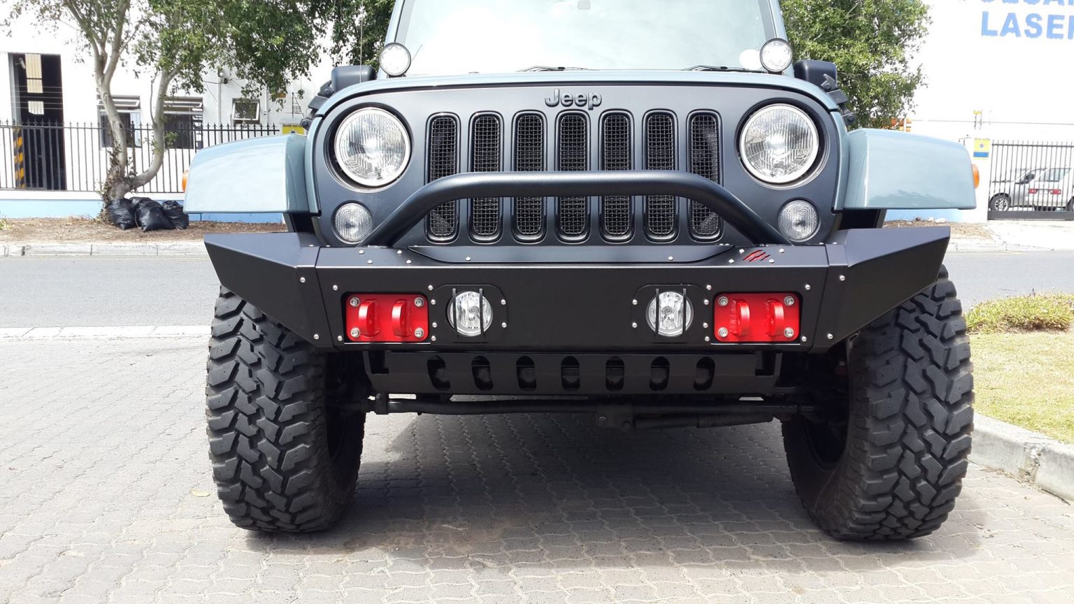 Transformer Front Bumper (3 Piece) for Jeep Wrangler JK/JKU - Maniac 4x4